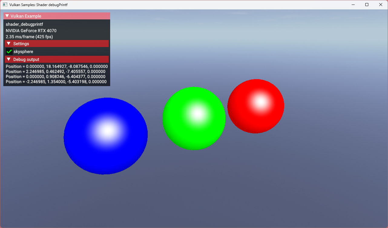 Shader Debug Printf Vulkan Documentation Project